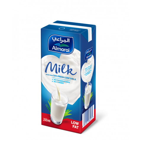 AL MARAI UHT MILK WITH ADDED VITAMIN LOW FAT