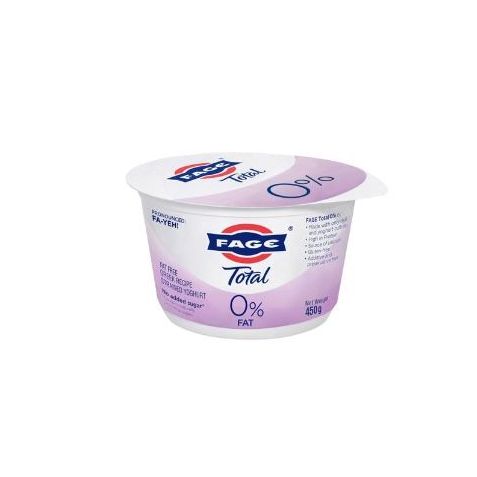 FAGE FAT FREE 0% GREEK RECIPE STRAIND YOGHURT 450G